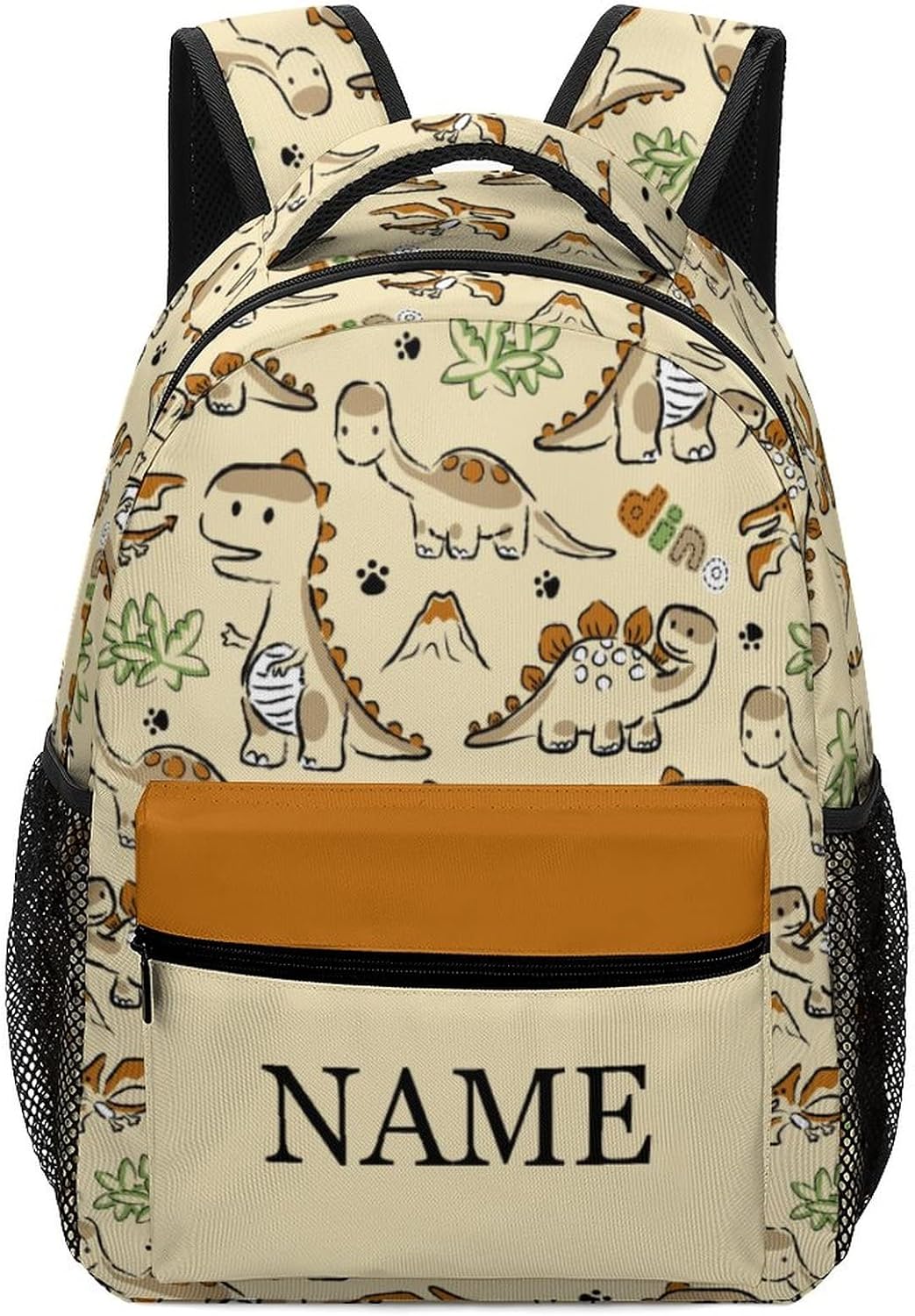 Amazon.com | Aicihert Custom Cute Dinosaur Paw Backpack Personalized ...