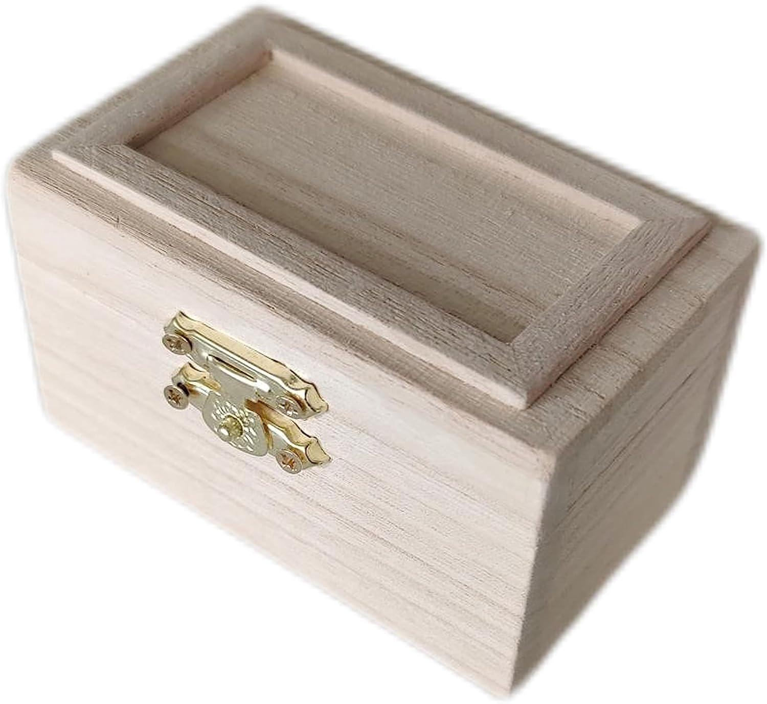 Amazon.com: ArtMinds Unfinished Wooden Trinket Box by Make Market ...