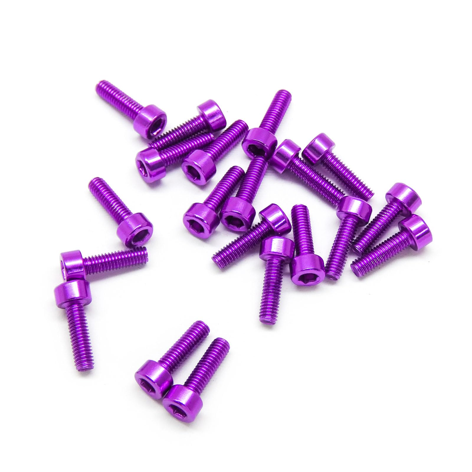 Amazon.com: 20pcs M3x10mm Socket Head Cap Screws 6063 Aluminum Hex ...