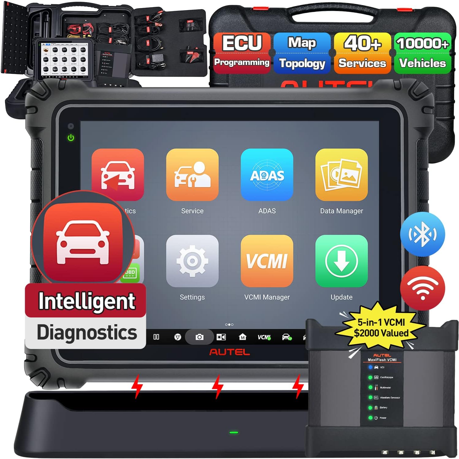 Amazon.com: Autel MaxiSys Ultra: 2023 Top MSULTRA Intelligent Diagnostic Scan Tool, Upgraded of ...