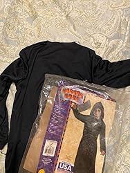 Amazon.com: Rubie's Haunted House Child's Black Horror Robe, Large ...