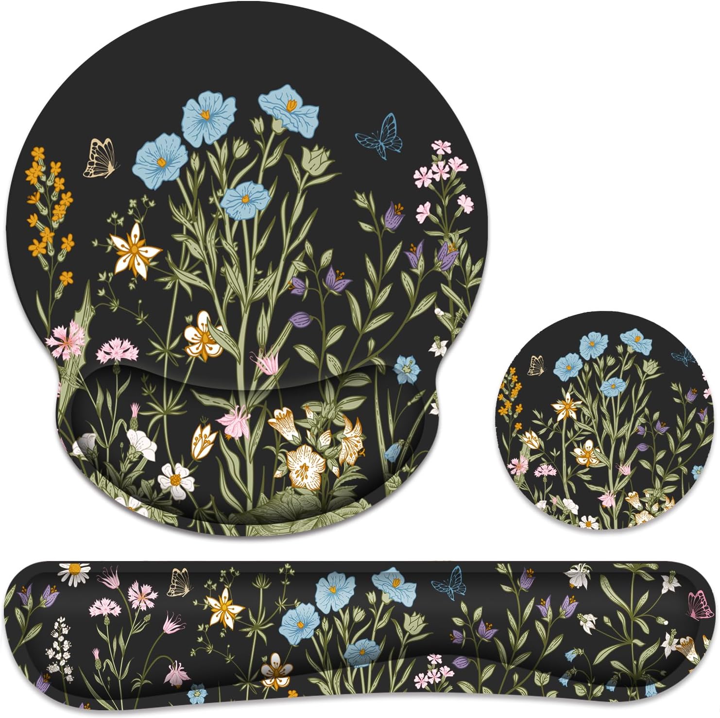 Amazon.com : Ergonomic Mouse Pad with Wrist Rest and Keyboard Wrist ...