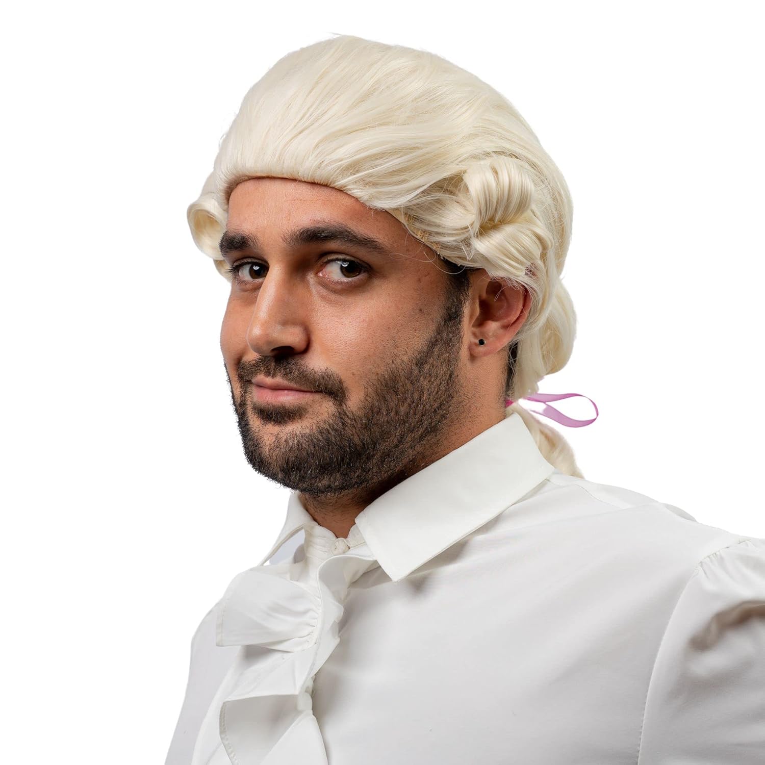 Amazon.com: Main Character Supplies MCS Mens Colonial Wig for ...