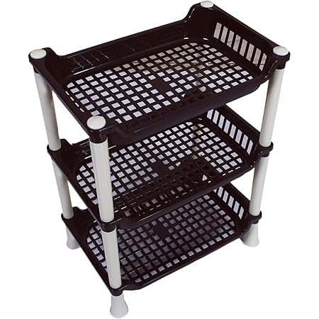 THEODORE Plastic Vegetable Trolley Rack for Kitchen Storage Vegetable ...