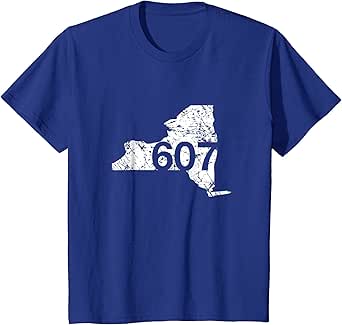 Amazon.com: Ithaca Area Code 607 Shirt, New York Souvenir Gift ...