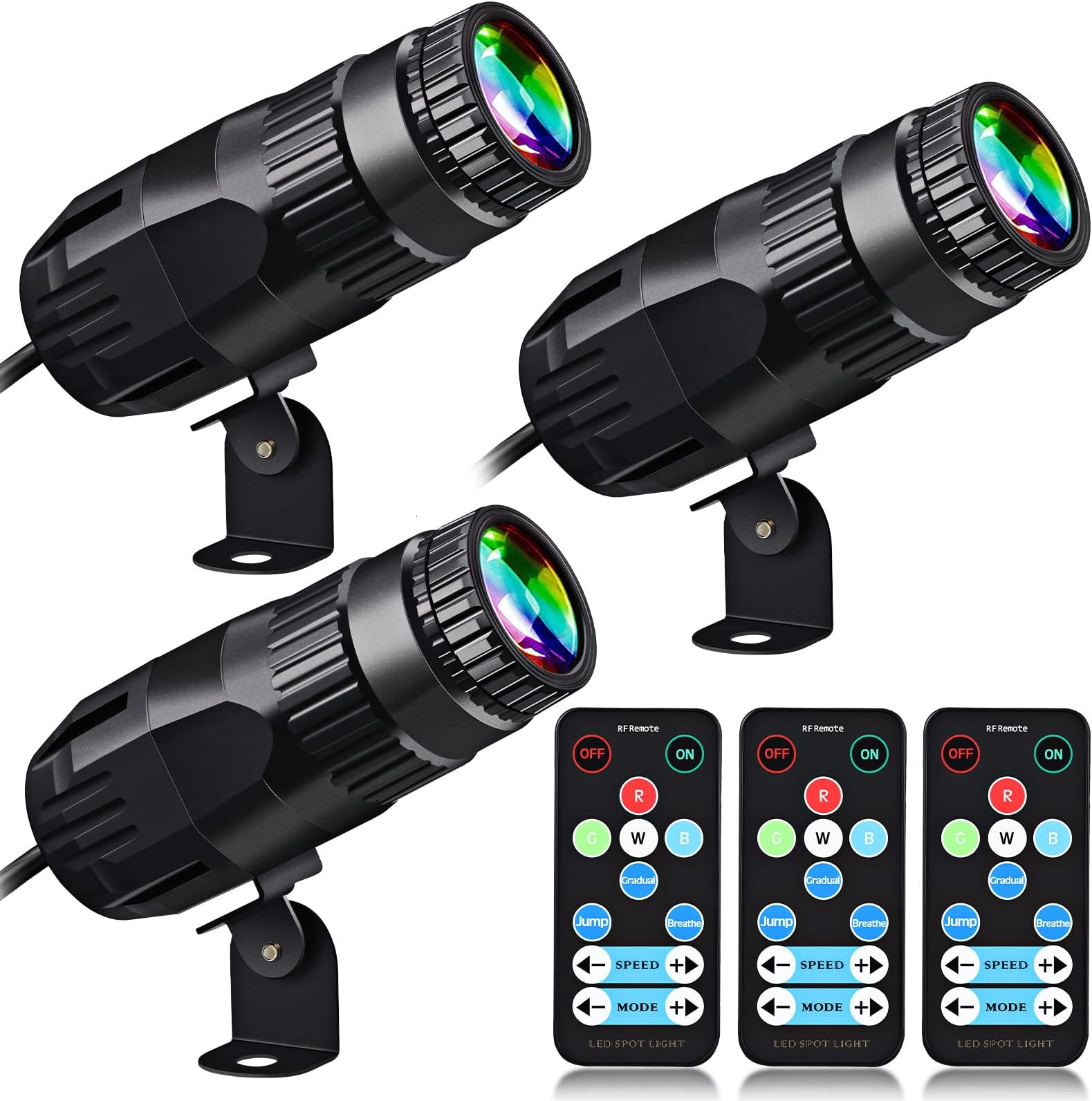 Amazon.com: Chauvet DJ PINSPOT Q1Z ILS 20w RGBW LED DMX Compact Pin ...
