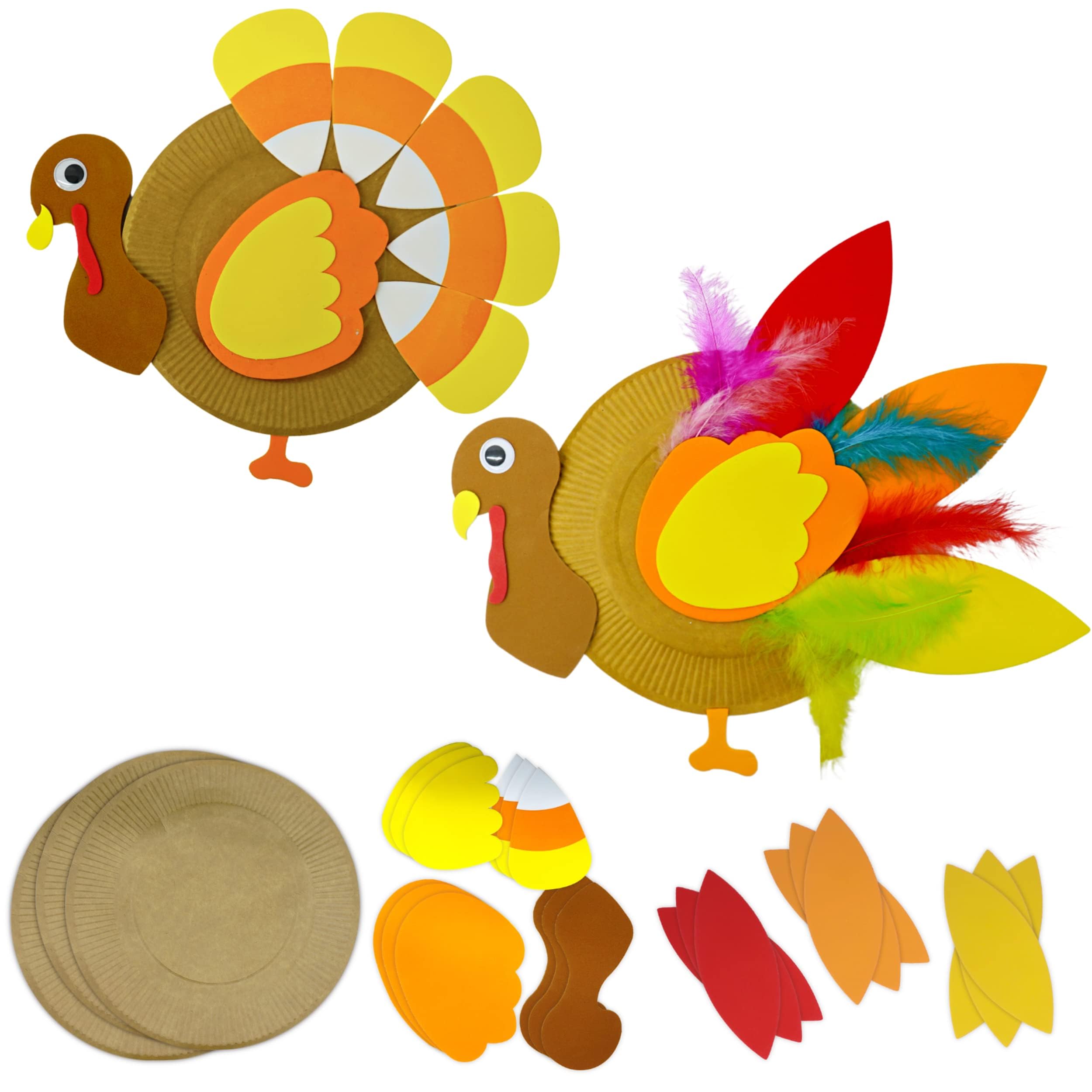 Paper Plate Turkeys For Preschool Paper Plate Turkey Hats Craft A