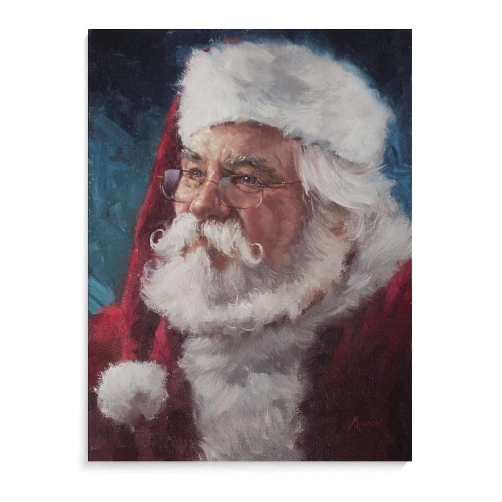 Santa Claus Portrait Painting