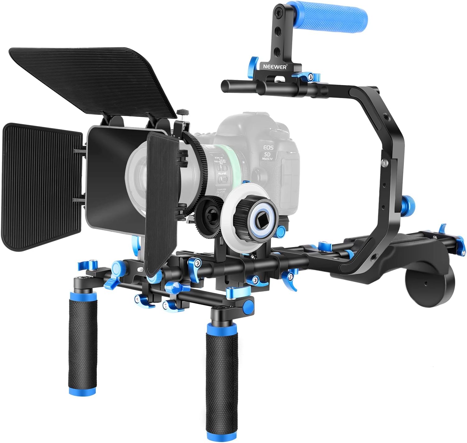 Amazon.com : Neewer Shoulder Rig Kit for DSLR Cameras and Camcorders ...