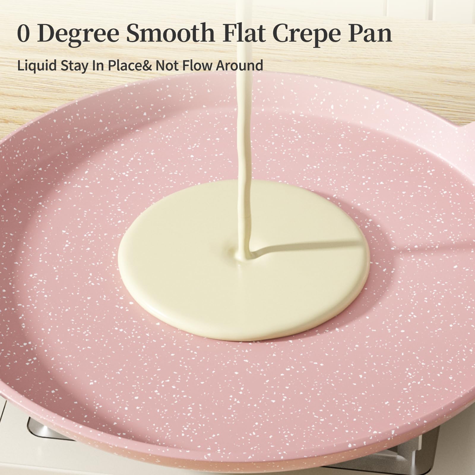 Snapklik.com : Innerwell Nonstick Crepe Pan, Granite Coating Flat ...