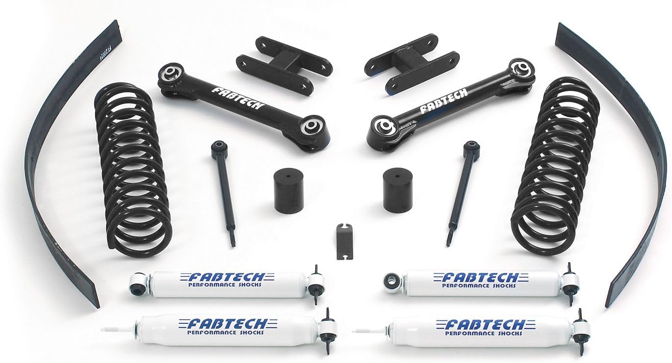 Amazon.com: Fabtech K4026 Performance Lift System w/Shock w/Performance ...