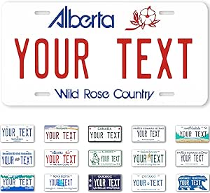 Canada Canadian Custom License Plate Front License Plate 12x6 Inch ...