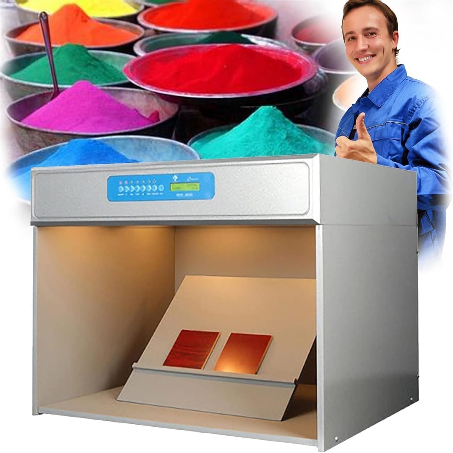 Six Light Sources Color Matching Cabinet, Color Assessment Cabinet ...