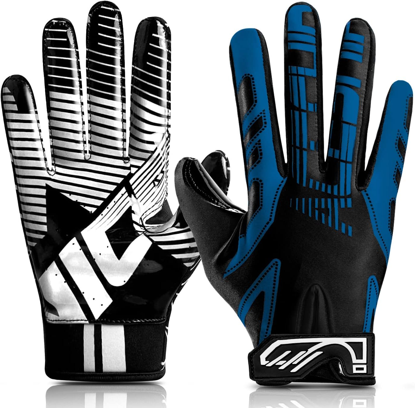 RID CHEN Football Gloves 2.0 - Adult Receiver Gloves With Tacky Grip ...