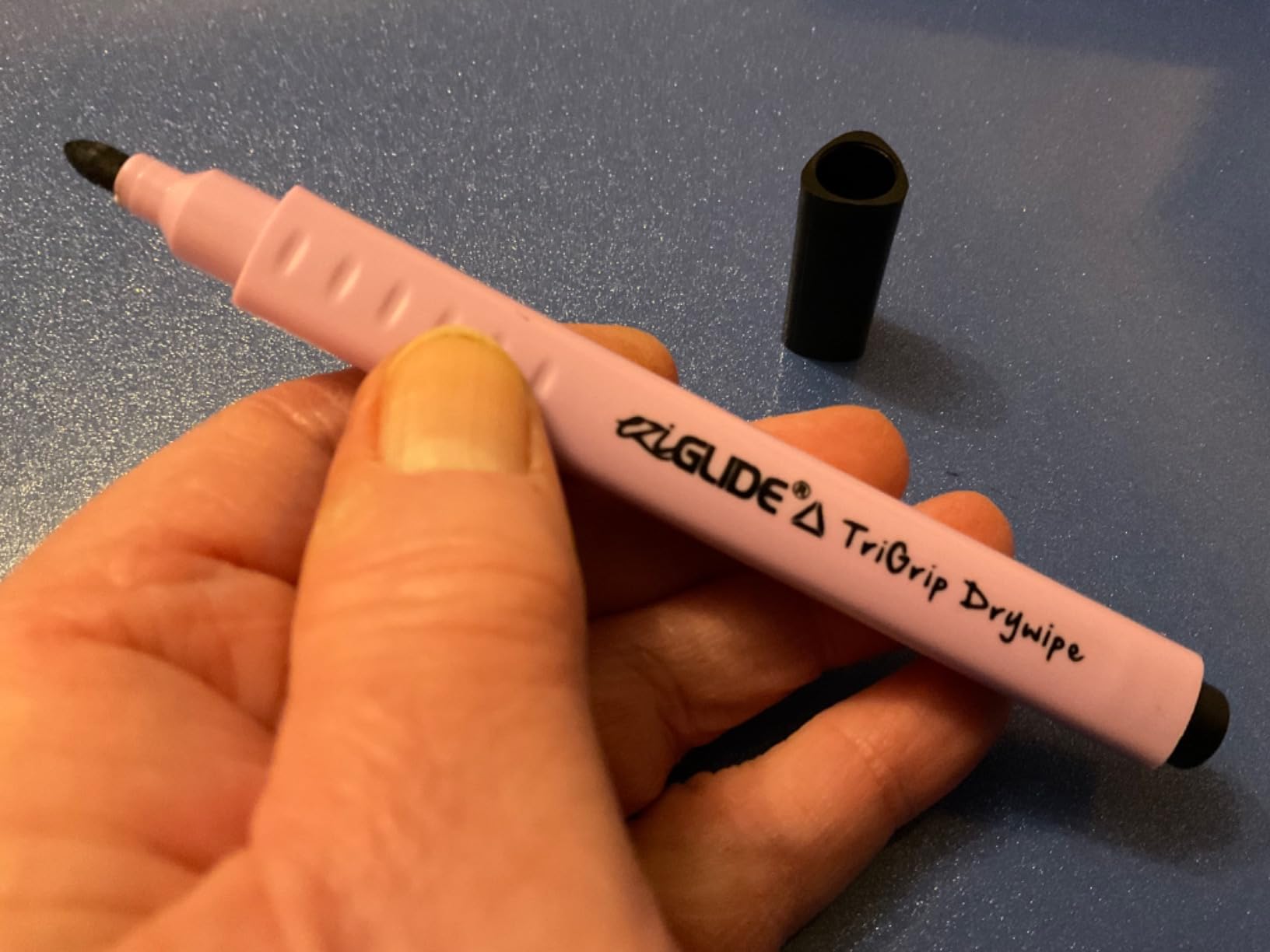 Eziglide TriGrip Drywipe Whiteboard Pens Black, Pack of 35 Whiteboard ...