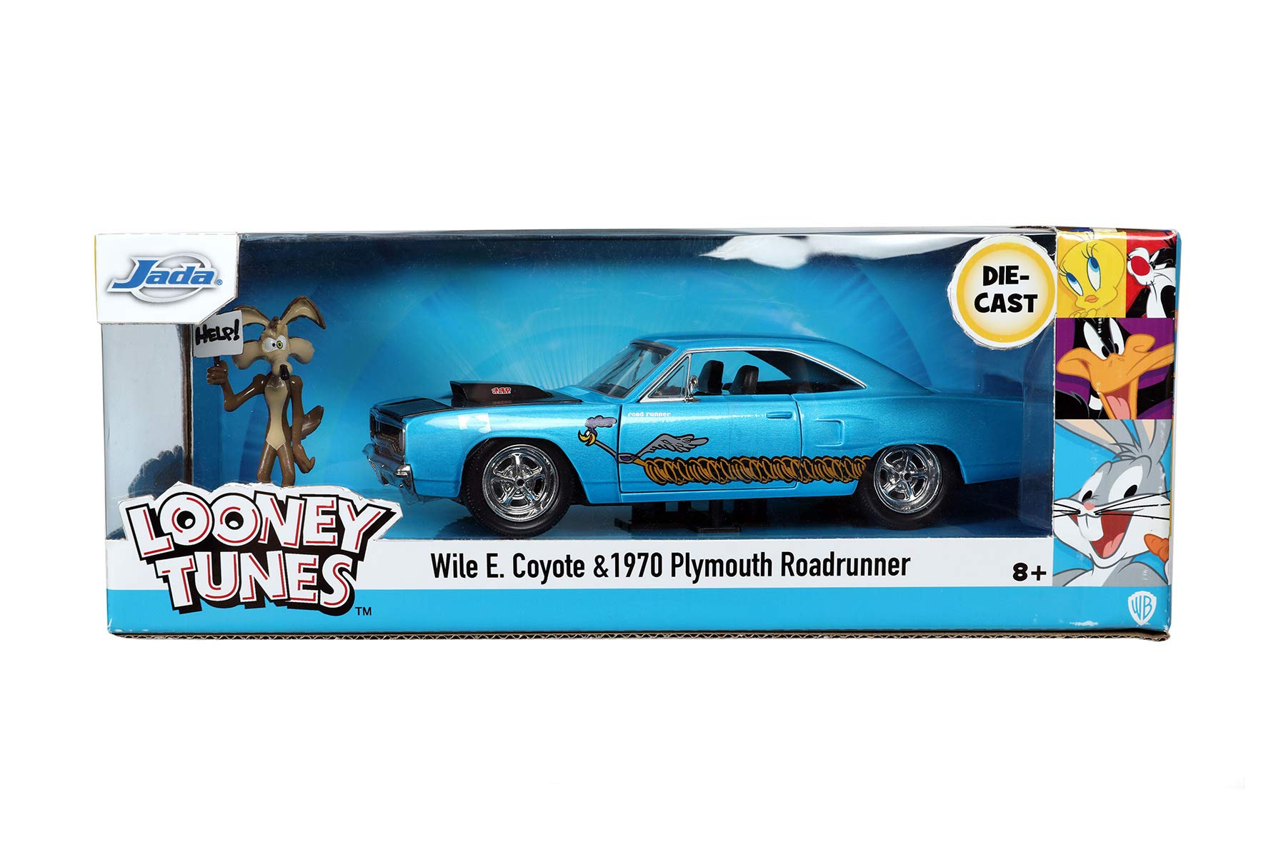 1970 Plymouth Road Runner with Wile E. Coyote Figure, Looney Toons ...