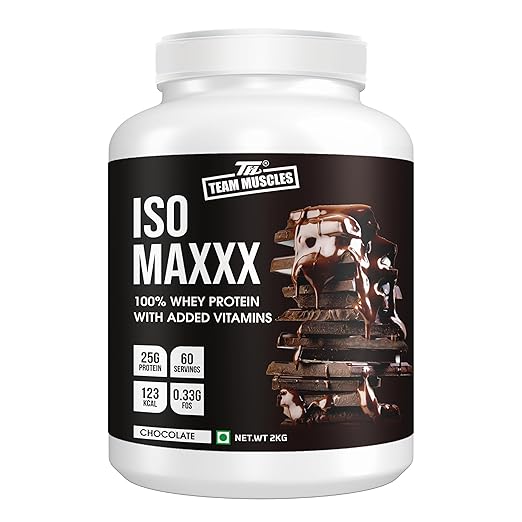 TM WITH TEAM MUSCLES ISO MAXX Protein - 2 kg (Chocolate) | ISO Protein ...