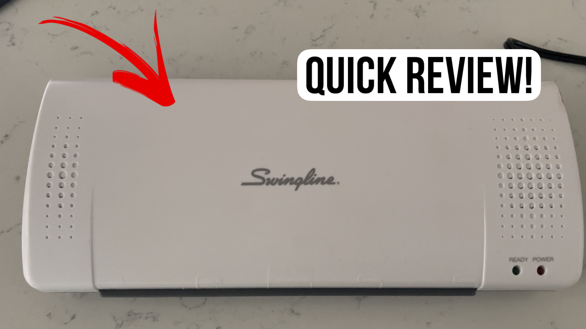 Laminator 5 Mil Swingline Inspire Plus 12" Thermal Laminator - Quick 4 ...