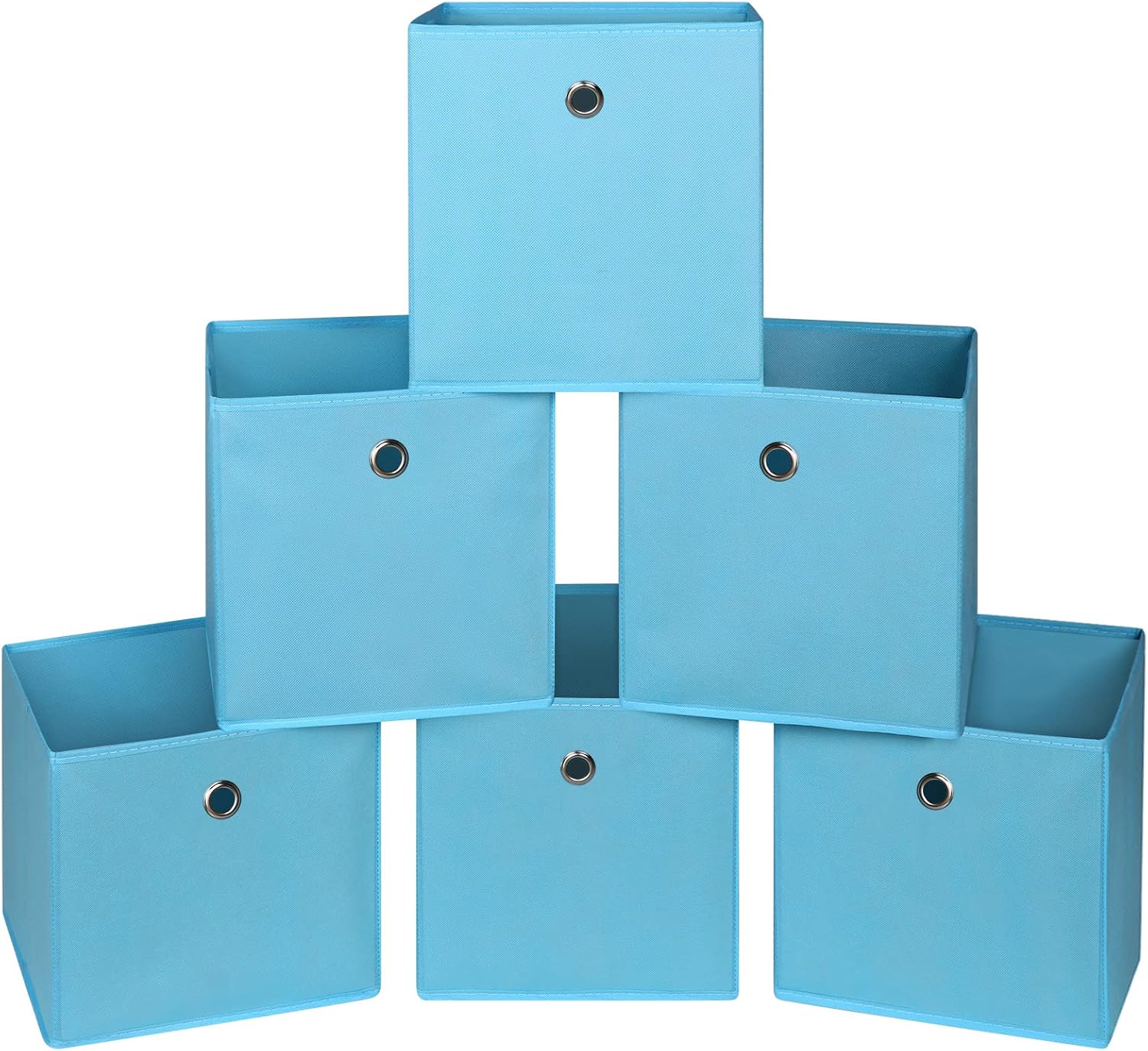 Amazon.com - NieEnjoy Foldable Storage Cubes Bins ,11 Inch Cloth ...