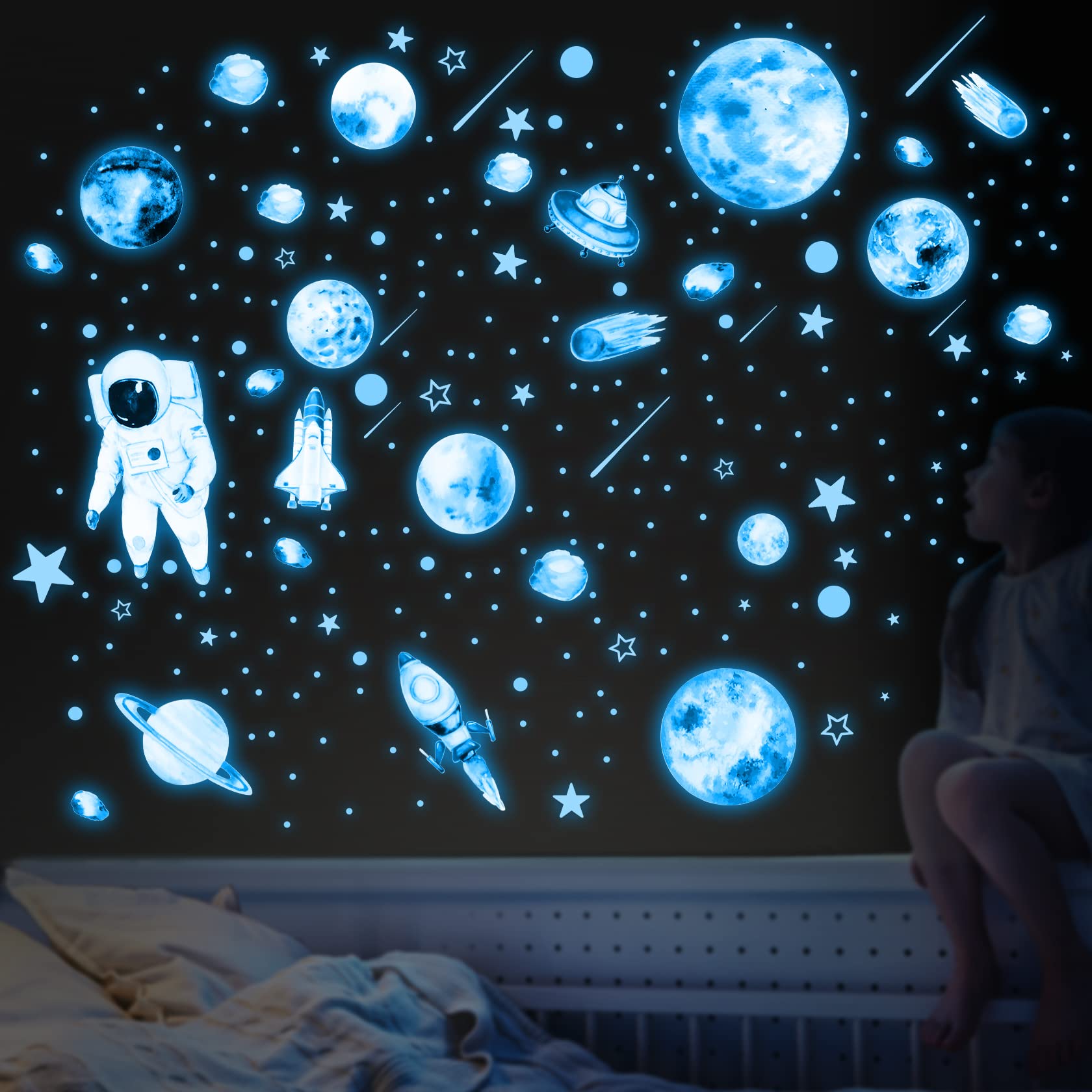Magic Alpha Inky Void Murales De Pared Con Temática Espacial, Estrellas ...