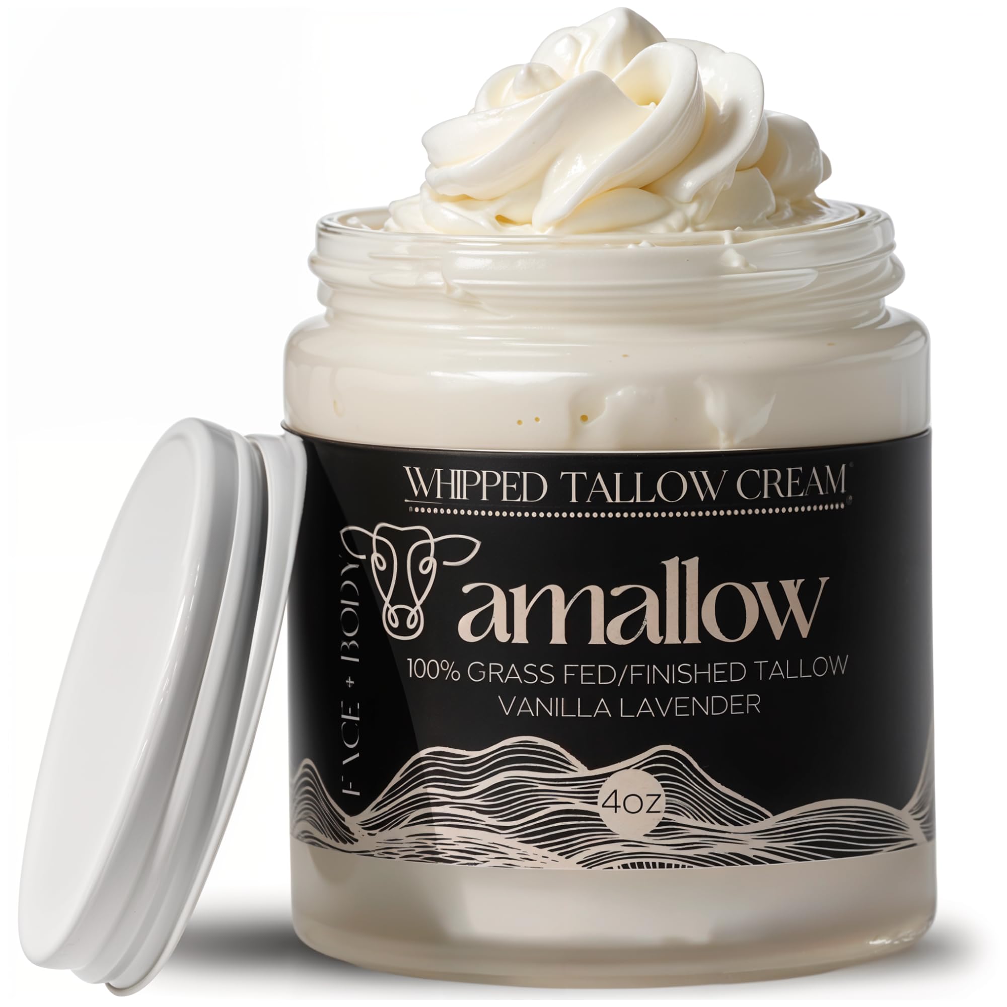 Amazon.com : Amallow 100% Grass Fed Beef Tallow for Skin Care - Face ...