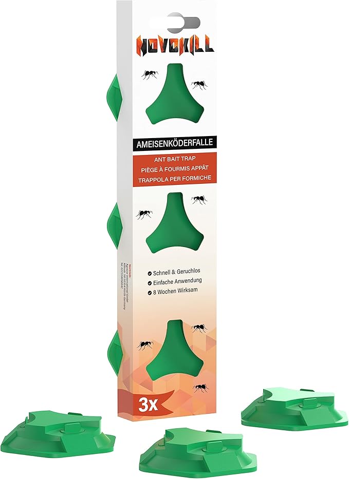 Novokill Piège à Fourmis 3 pièces | Produit Fourmis Intérieur et ...