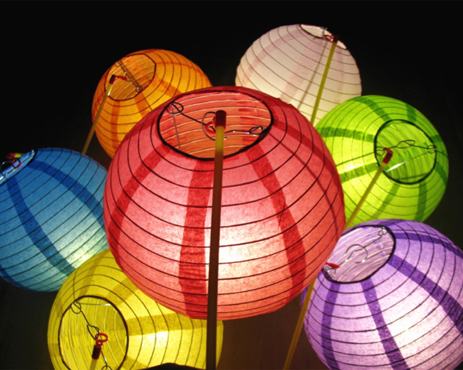 Amazon | Lanito 提灯 布提灯 布ちょうちん お盆 店舗提灯 LED付き 9個セット 防水 燈籠 屋外ランタン お盆飾り イベント お祭り 居酒屋/誕生日/結婚式/出店/DIY ...