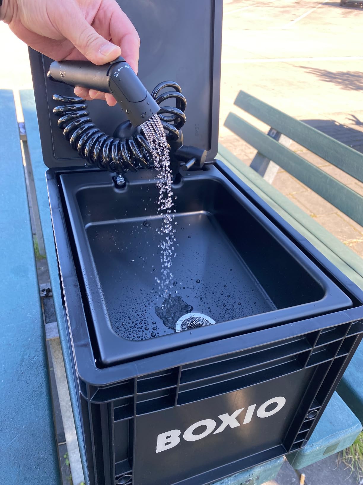 BOXIO - SHOWER : Damit wird deine Wash die tragbare Campingdusche mit ...