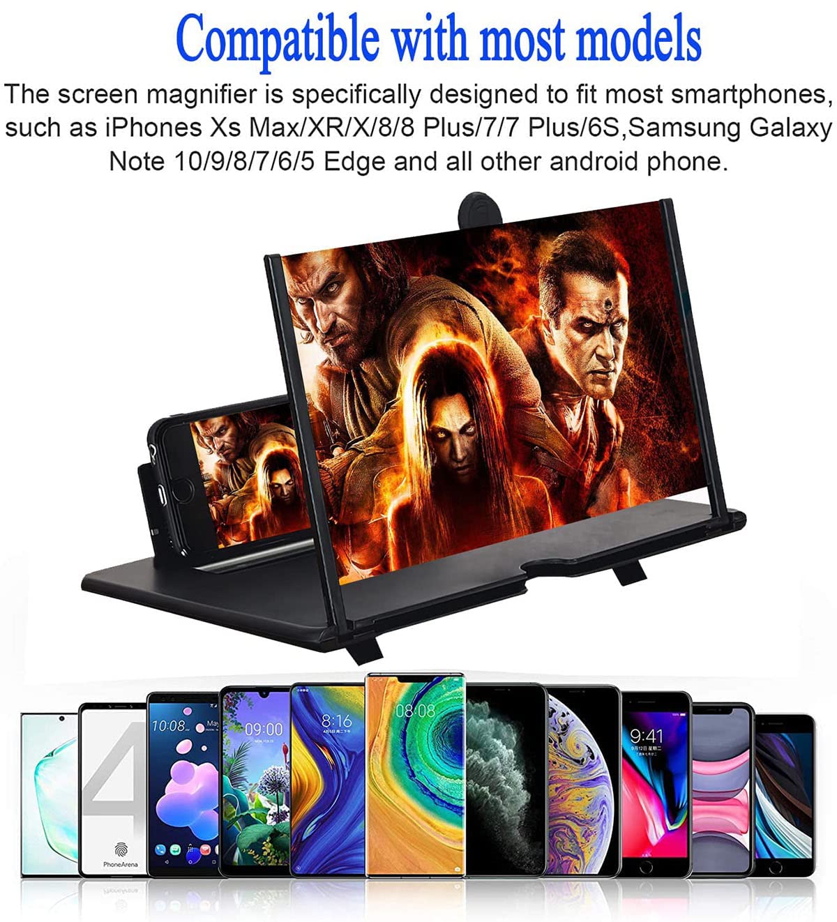 Cell Phone Screen Magnifier Screen Mobile Phone Magnifier, 2026 New 3D ...