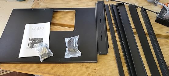 Amazon.com: Mining Rig Frame for 12GPU, Steel Open Air Miner Mining ...