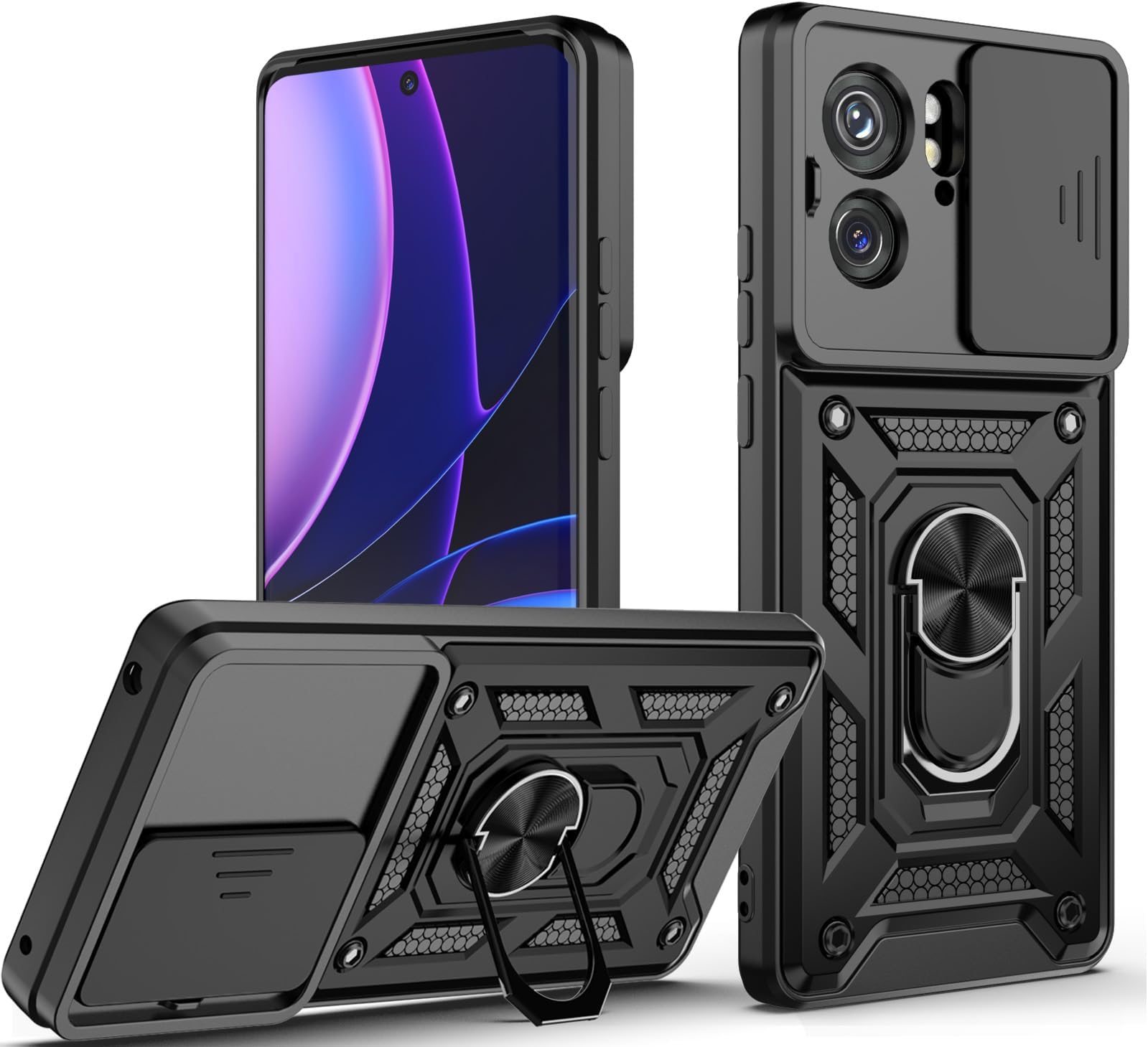 Amazon.com: Anloes Case for Moto Motorola Edge 2023/Edge 40, Defender ...