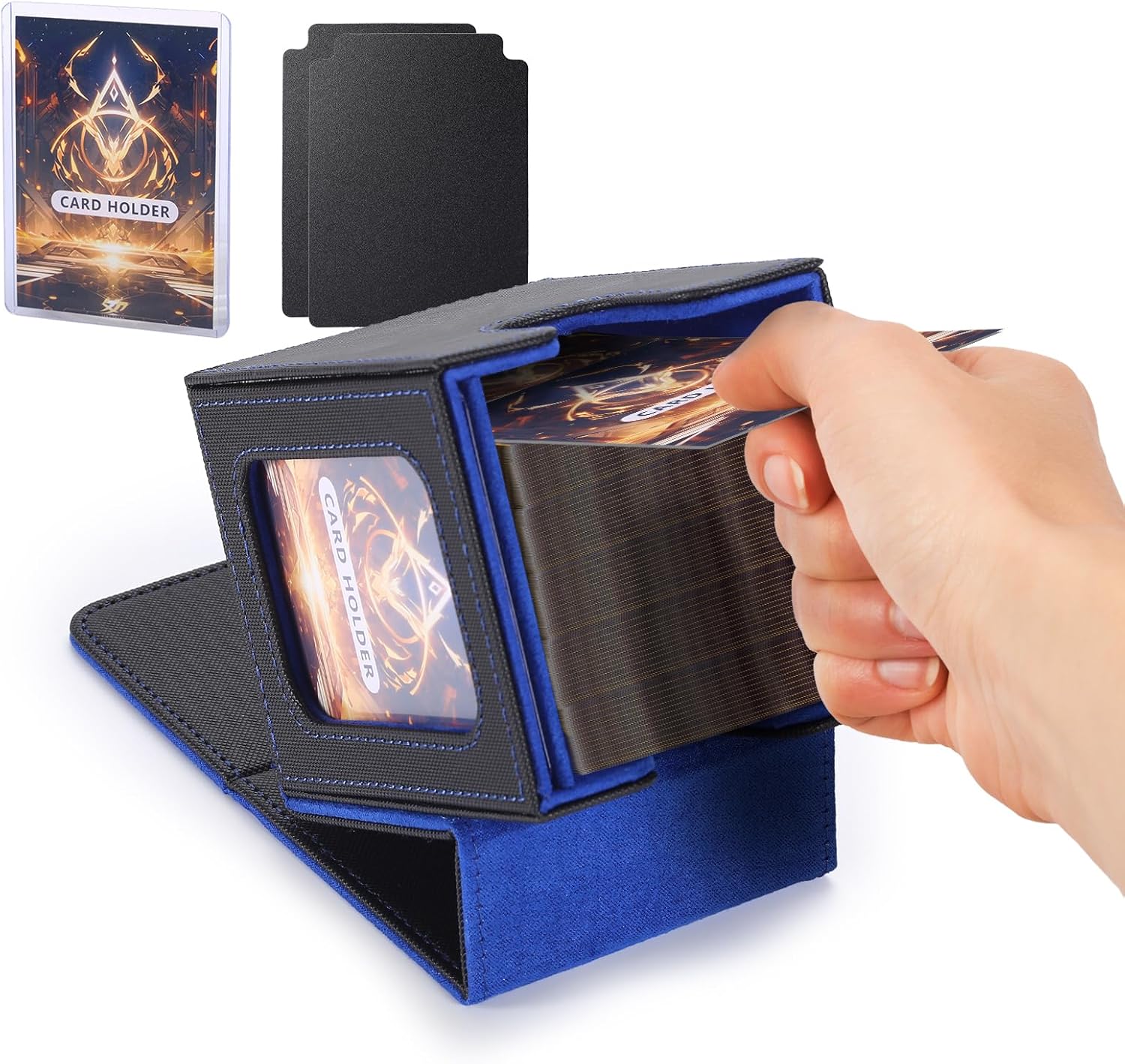 Amazon.com: Komick MTG Deck Box for Commander Display, PU Leather Card ...