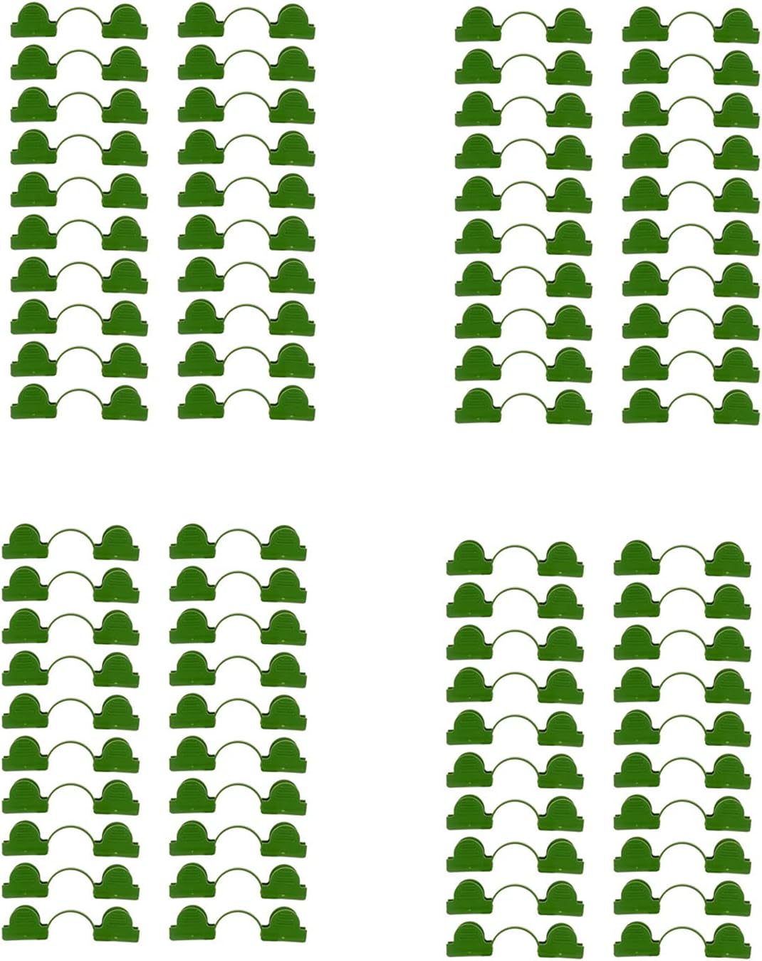 HUIKJI Gewächshaus-Folien-Clips, Pflanzen-Rohrschellen, Kunststoff ...