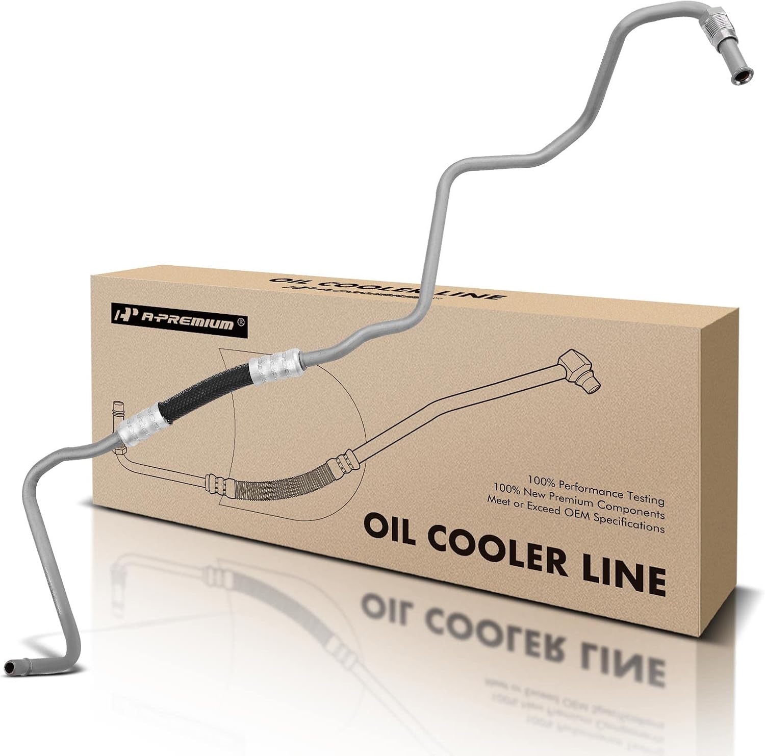 A-Premium Automatic Transmission Oil Cooler Line Hose Assembly ...