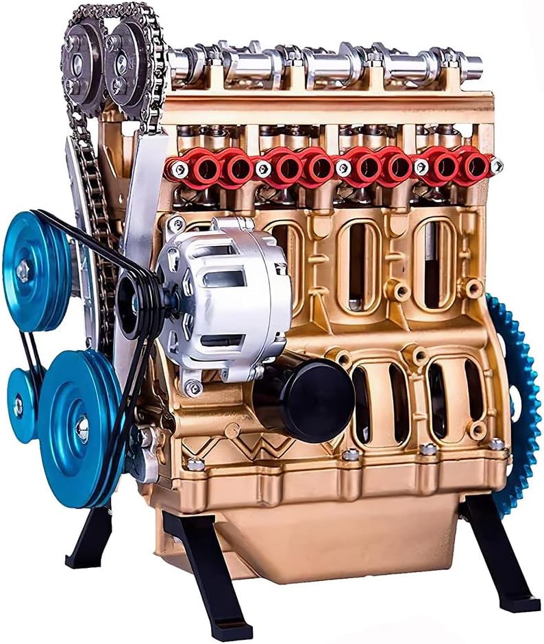 Engine Kit, 4 Cylinder Engine Model Kit, Engine Model Kits for Adults ...