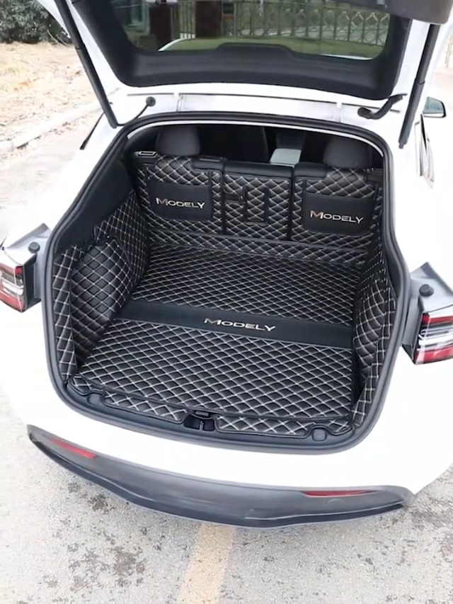 Model Y KIKIMO Tesla Trunk Mat (2020-2025) - Heavy Duty TPE Cargo Liner ...