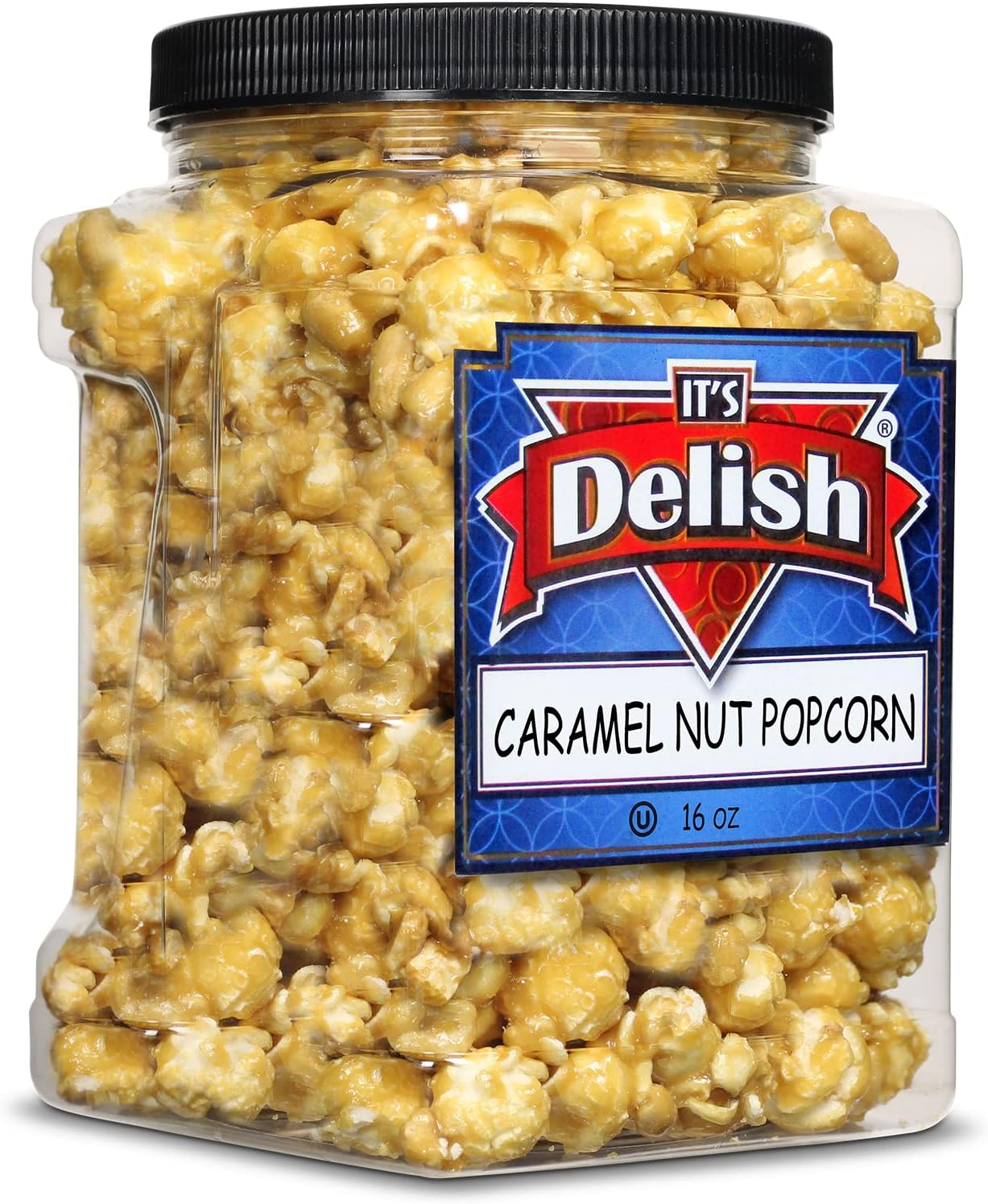 Amazon.com: Gourmet Caramel Nut Popcorn with Peanuts by Its Delish, 2 ...