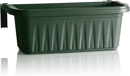 Amazon.com : Bama Adjustable Railing Planter, Green : Patio, Lawn & Garden