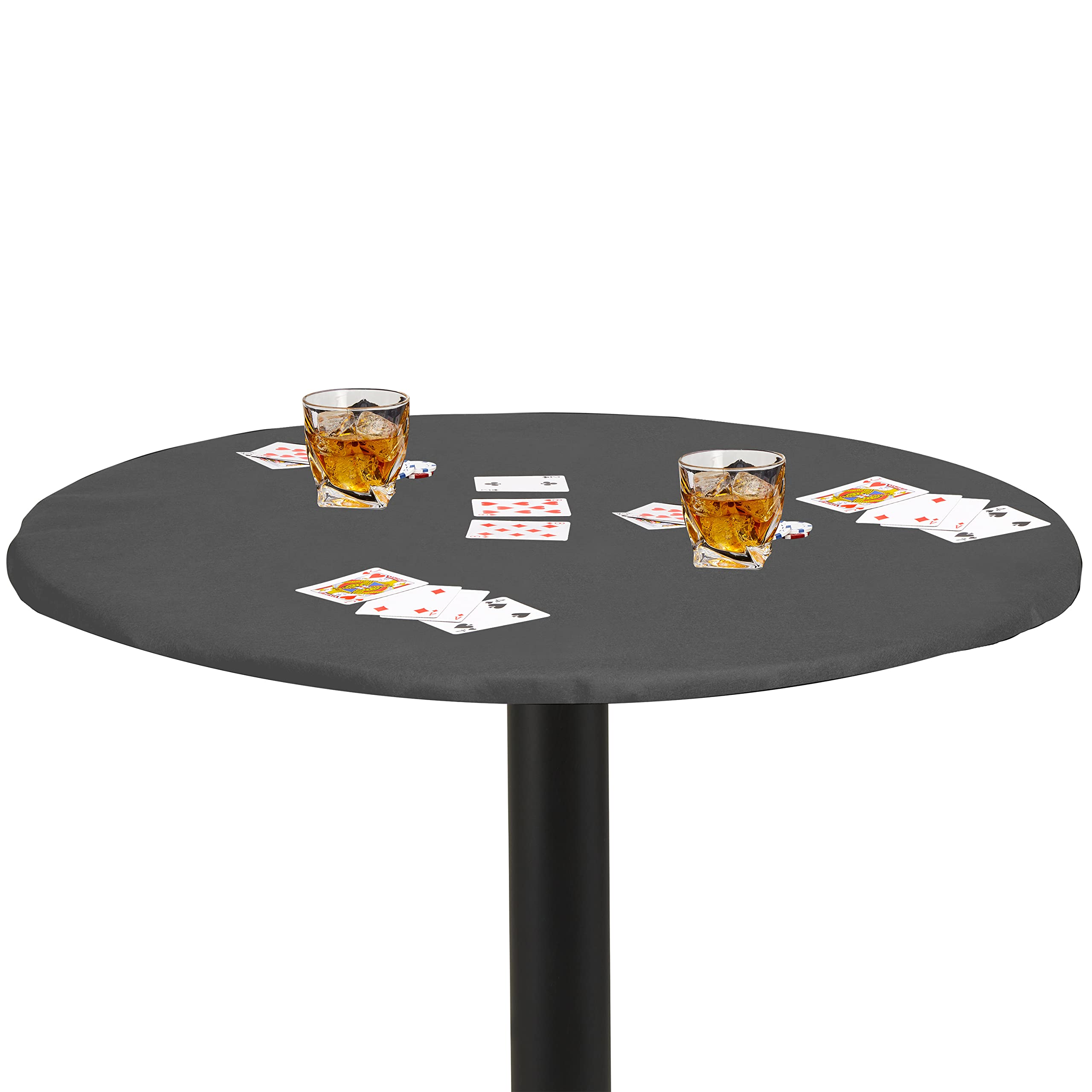 Amazon.com: Felt Card Table Game Cover, Elastic Fitted Tablecloth for ...