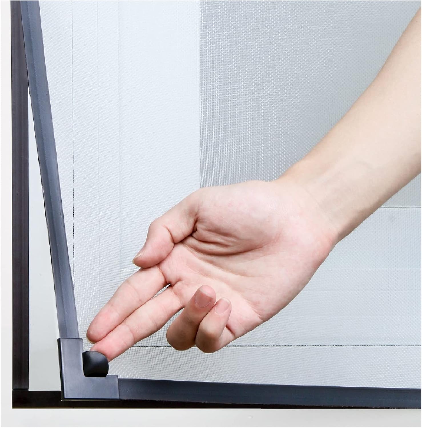 Amazon.com: ZHANGQINGXIU Adjustable DIY Magnetic Window Screen with ...