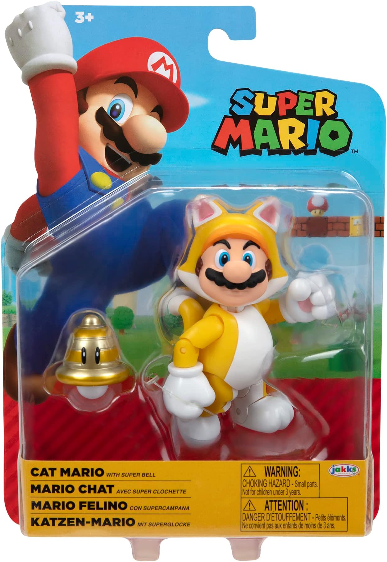 SUPER MARIO World of Nintendo 4" Cat Toad Figure : Amazon.com.au: Toys ...