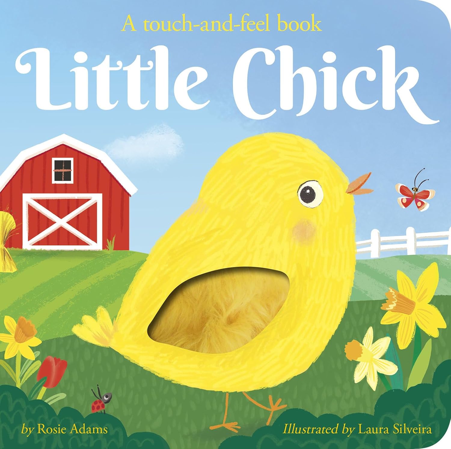 Little Chick: A touch-and-feel book: Adams, Rosie, Silveira, Laura ...