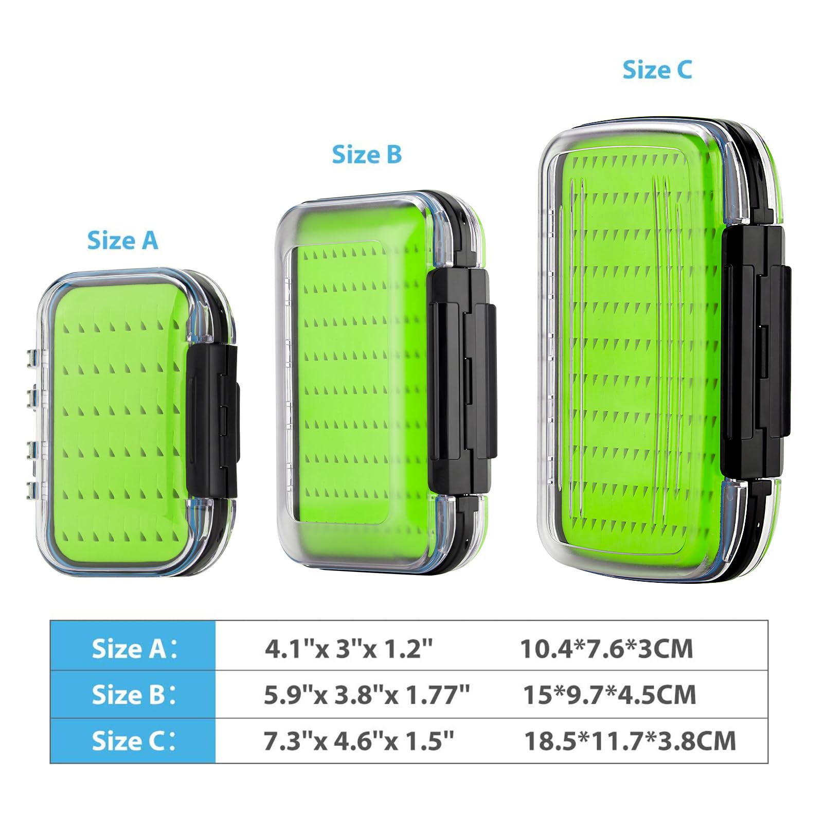 Snapklik.com : Gonex Fly Boxes For Fly Fishing Jig Boxes Two-Sided ...