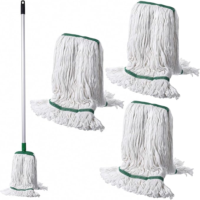 Amazon.com: 20oz mop Head Replacement, Heavy Duty Industrial Cotton ...