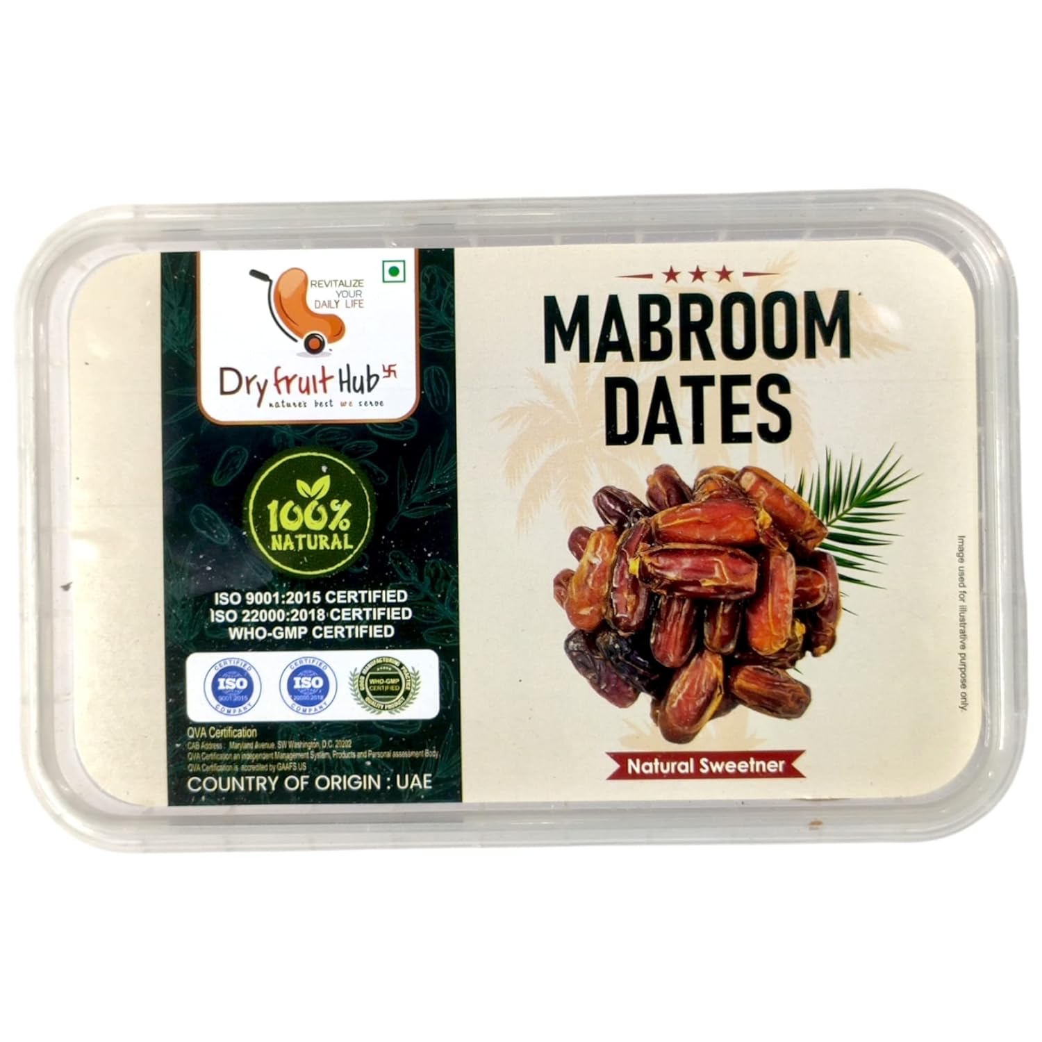 DRY FRUIT HUB Daily Nuts Saudi Arabian Mabroom Dates 1Kg Pack Of 2 Each ...