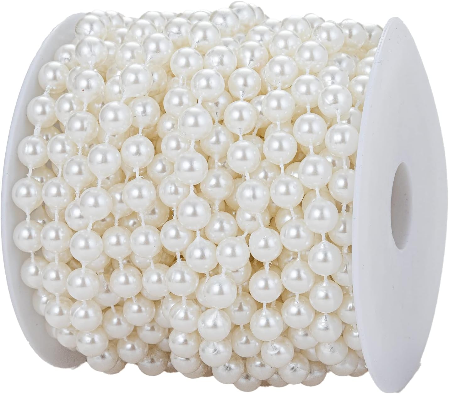 Amazon.com: YoungJewl 8mm Crafts Faux Pearl Beads Garland Pearl Bead ...