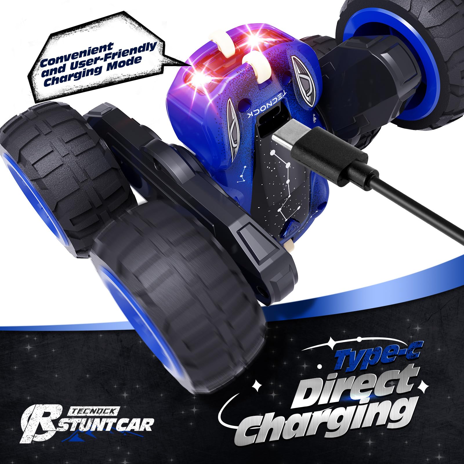 Snapklik.com : Tecnock Remote Control Car For Kids, 24GHz RC