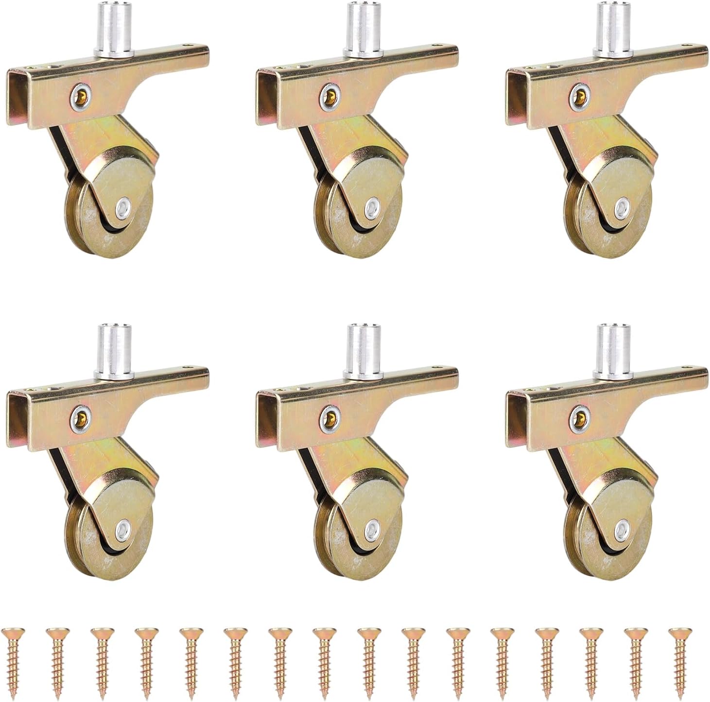 6pcs Screen Door Rollers Replacement for Bay Mills, Iron Sliding Door ...