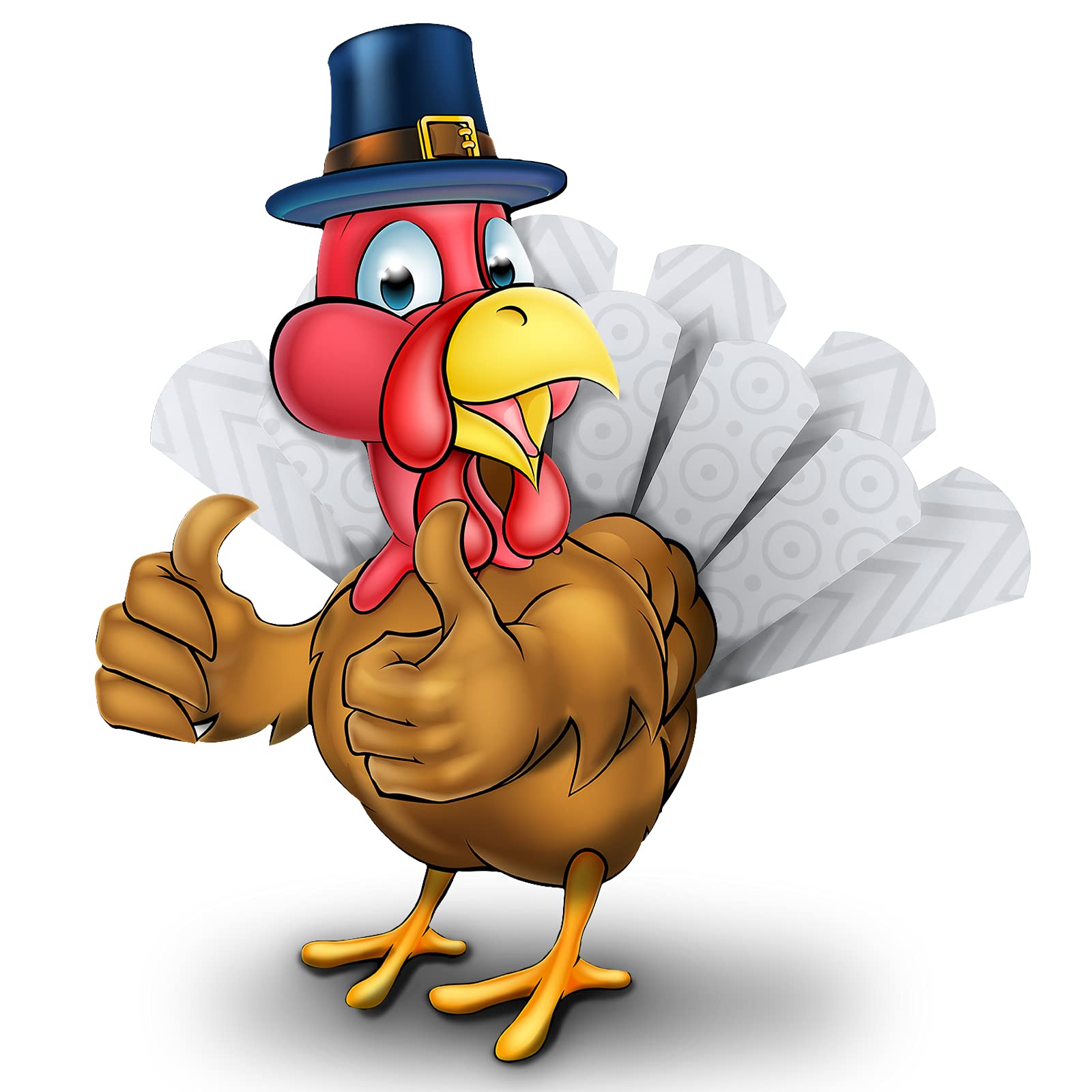Happy Turkey Thumbs Up