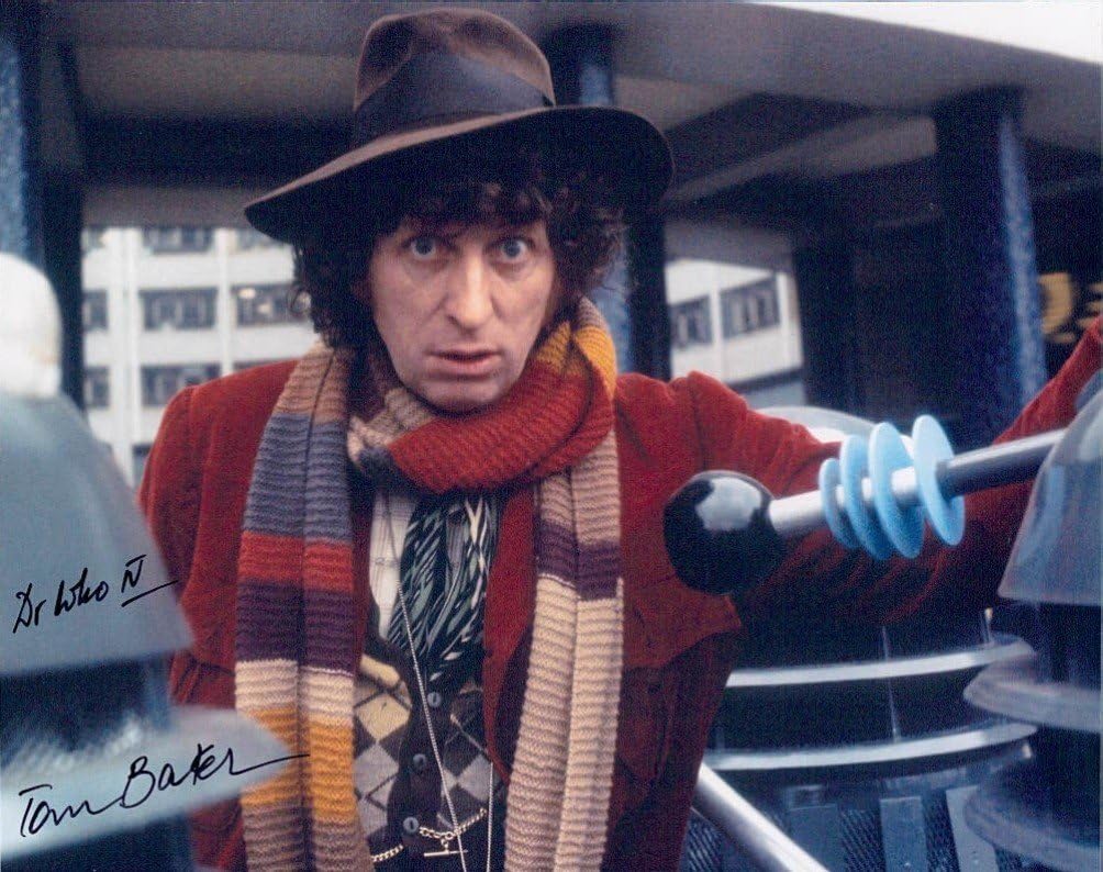 Tom Baker autographed photo at Amazon's Entertainment Collectibles Store